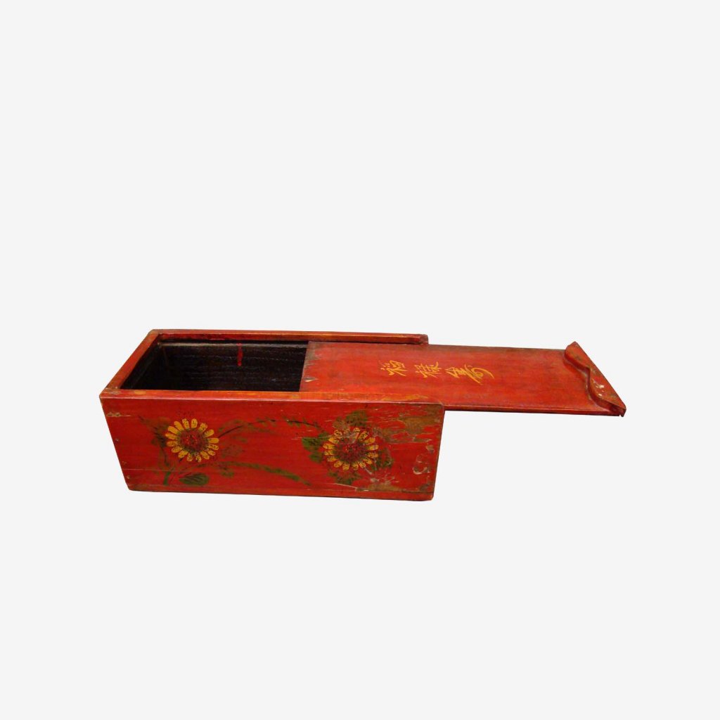 Traditional Chinese Box With Hand Painting - Mecasso Furniture Store