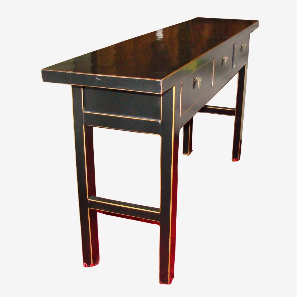 Chinese Black Sideboard/Console - Mecasso Furniture Store