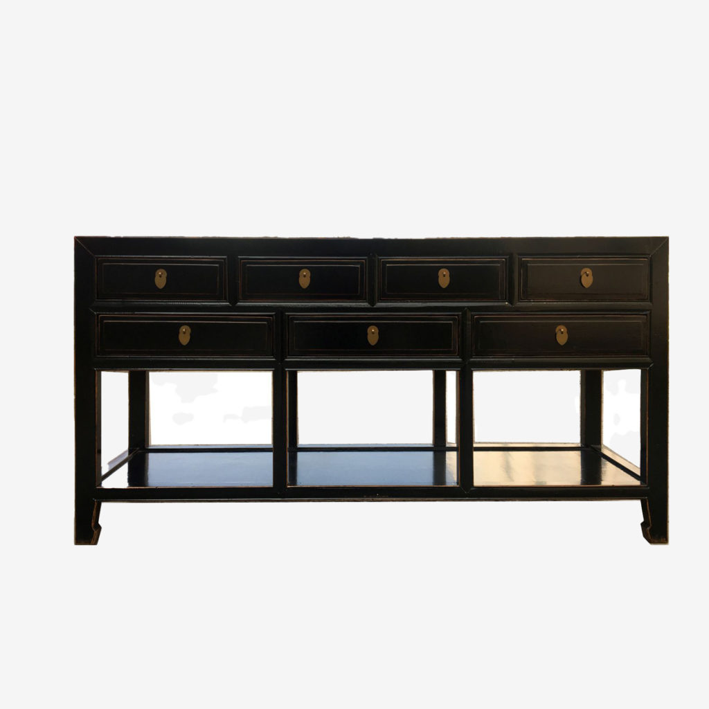 Oriental Cabinet/Buffet With 7 Drawers - Mecasso Furniture Store